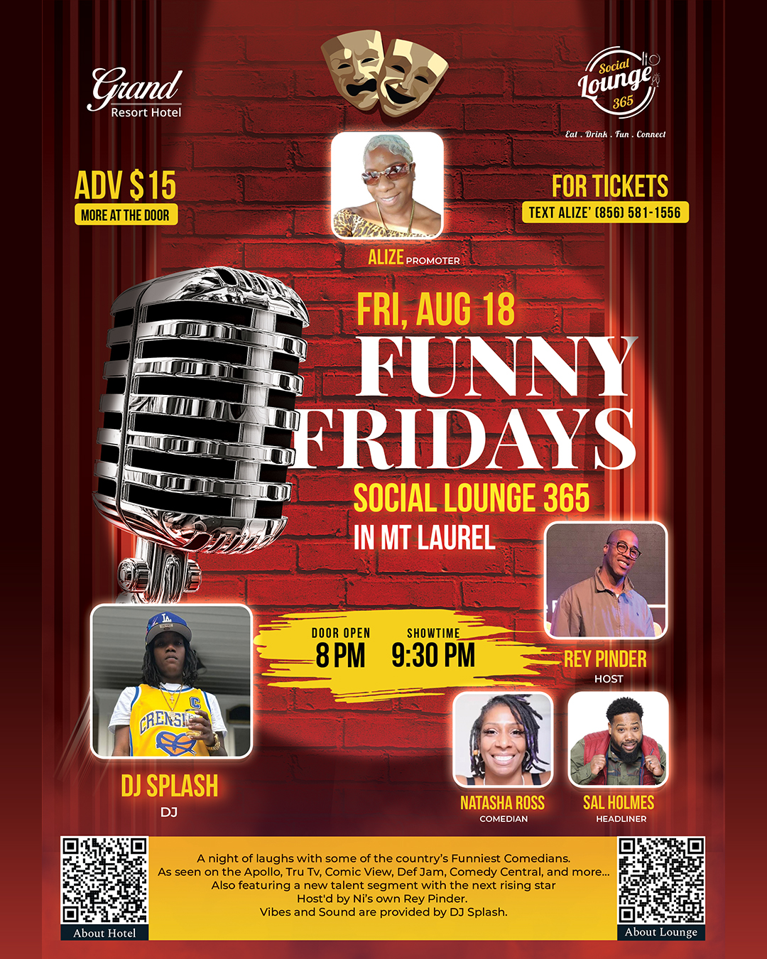 ROFL at 'Funny Friday' in Mt. Laurel's Grand Resort Hotel!